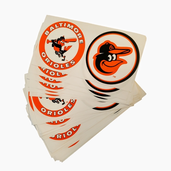 MLB | Other | Baltimore Orioles Stickers 2 Per Sheet 25 Sheets | Poshmark
